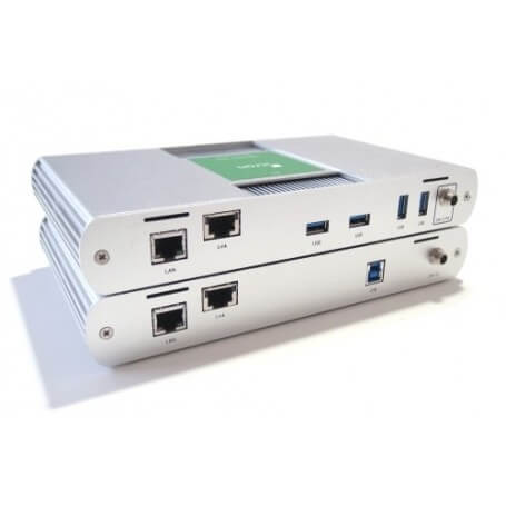 מערכת הרחבת סיבים Multimode חיבור USB 3.1 עם 4 יציאות עד 200 מטר Icron ...